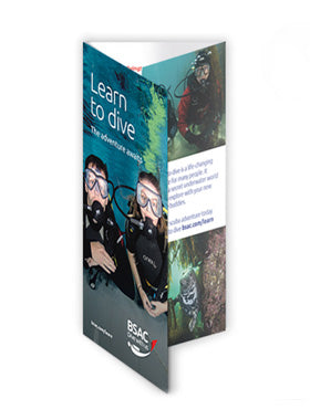 Learn to dive DL folded leaflet – BSAC